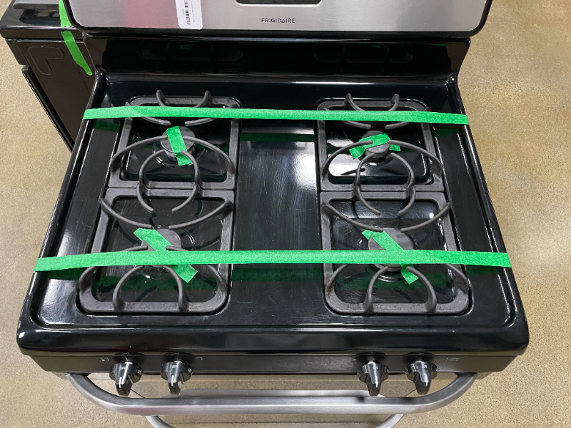 Frigidaire Stainless Gas Stove - 5996 – Shorties Appliances And More, LLC