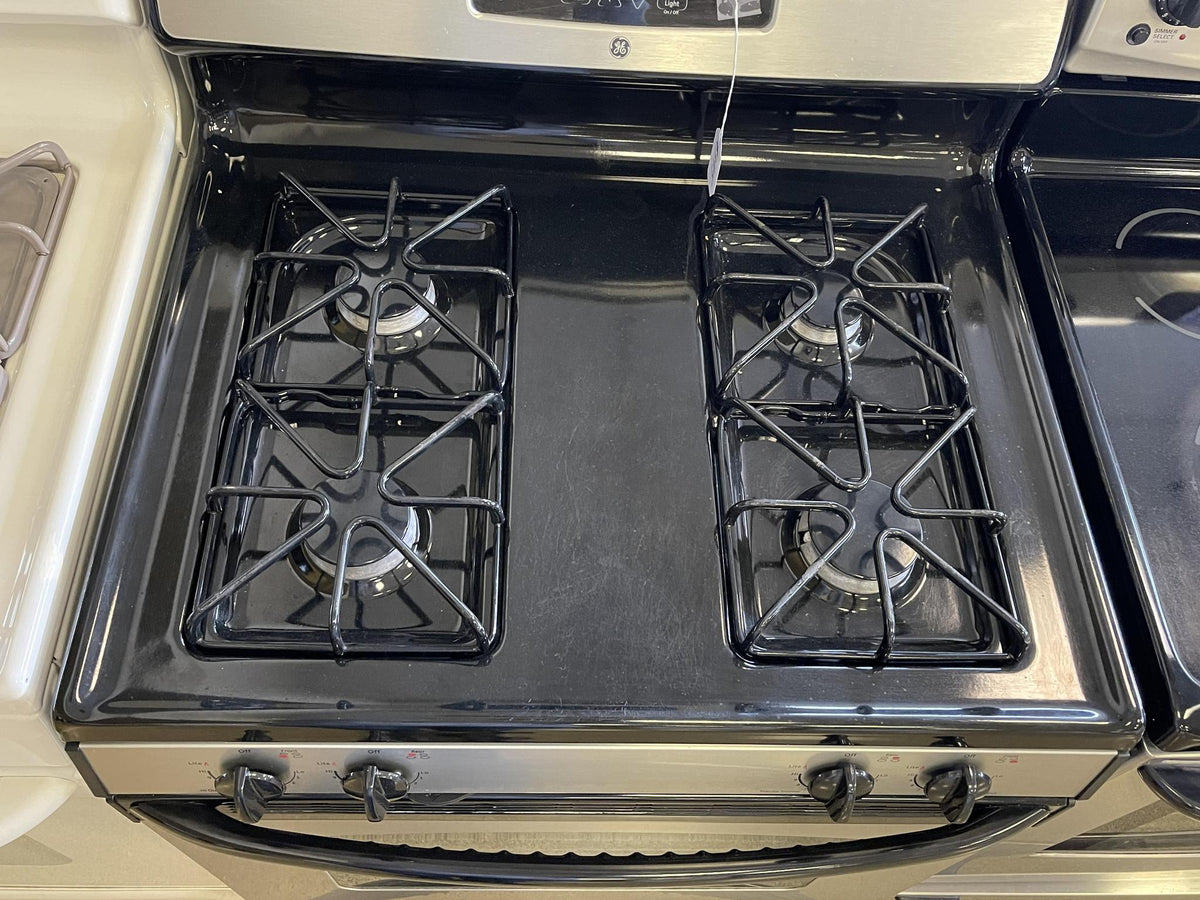 GE Stainless Gas Stove - 8053 – Shorties Appliances And More, LLC