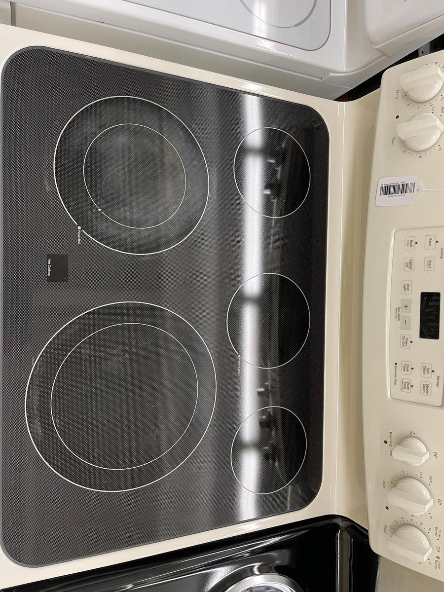 GE Bisque Electric Stove - 9978 – Shorties Appliances And More, LLC