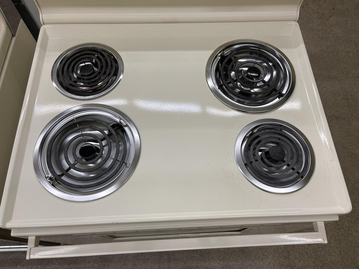 Frigidaire Electric Coil Bisque Stove - 6650 – Shorties Appliances And ...