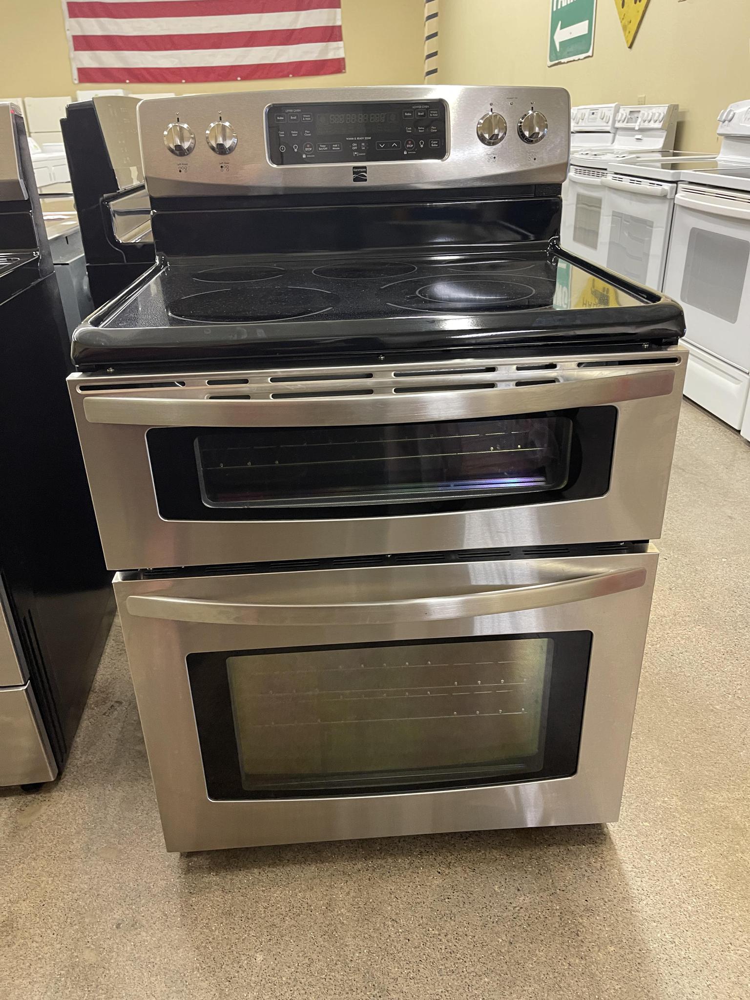 Kenmore Elite Double Oven Frigidaire® 30" Stainless Steel Electric