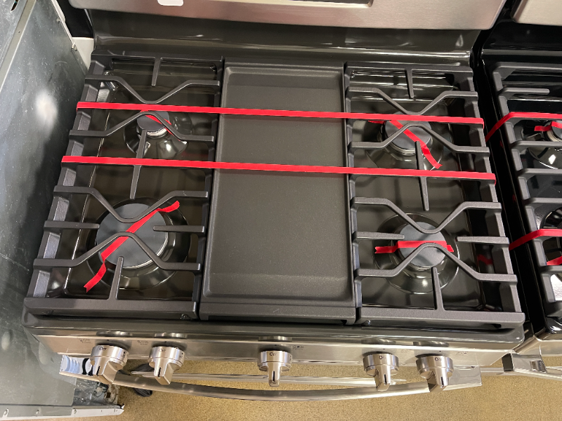 GE Stainless Gas Stove - 2747 – Shorties Appliances And More, LLC