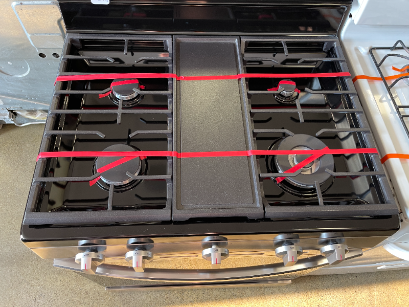Samsung Slide In Gas Stove - 2268 – Shorties Appliances And More, LLC